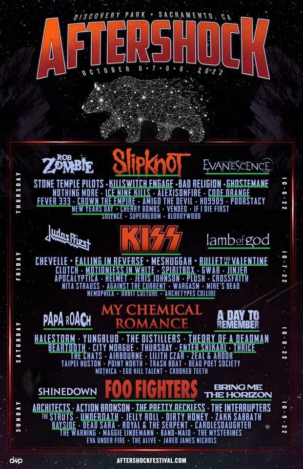 Aftershock 2022 lineup announced! - Loud & Heavy